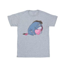 Disney - "Winnie The Pooh Eeyore Mouth" T-Shirt f&uuml;r Damen (Grau)