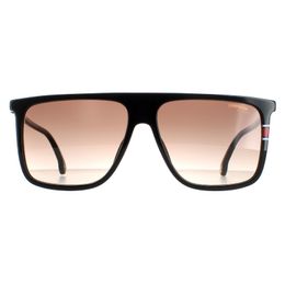 Carrera Square Mens Schwarz/Dunkelbraun 172/N/S Sonnenbrille