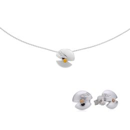 Orphelia Damen-Set aus 925er Sterlingsilber: Halskette + Ohrringe &ndash; Silber SET-5661
