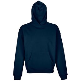 SOLS Unisex-Erwachsener Connor Bio-Kapuzenpullover in &Uuml;bergr&ouml;&szlig;e (French Navy)
