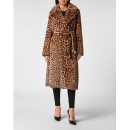 Philipp Plein Mantel Leopard