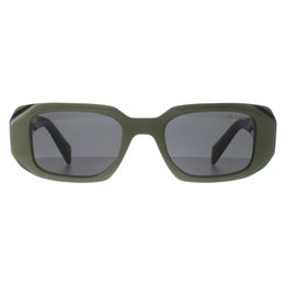 Prada PR17WS 13N5S0 Salbei schwarz dunkelgrau Sonnenbrille