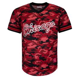 Mitchell & Ness Mitchell & Ness Camo Mesh Team Farbe Chicago Bulls Mens T-Shirt