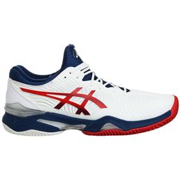 asics Court FF 2 Clay Tennis Herren White Schuhe