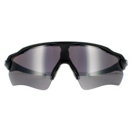 Oakley Wrap Mens Matte schwarz Prizm schwarz polarisierte Sonnenbrille