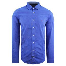Tommy Hilfiger Darren Slim Fit Gestreiftes Hemd Blau Herren