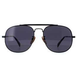 David Beckham Aviator Herren dunkel Ruthenium grau polarisiert DB7004/S