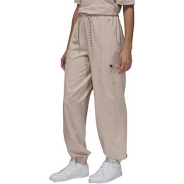 Nike Jordan Logo Loose Fit Beige Jogginghose