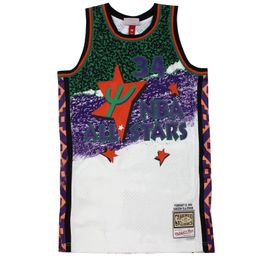 Mitchell & Ness Mitchell & Ness Hakeen Olajuwon 34 1995-96 West NBA All Star Swingman Trikot