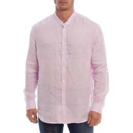Emporio Armani Herren-Langarmhemd aus Leinen 51SMGL