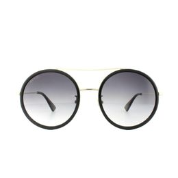Gucci Sonnenbrille GG0061S 001 Schwarz Gold Grau Gradient