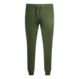 Roberto Cavalli Cavalli Class Print-Logo Olivfarbenen Sweatpants