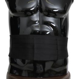 Dolce & Gabbana Dolce & Gabbana Ceinture Hommes Noir 100% Soie Cummerbund