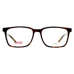 Hugo by HUGO BOSS Rechteckige Herrenbrille Havanna