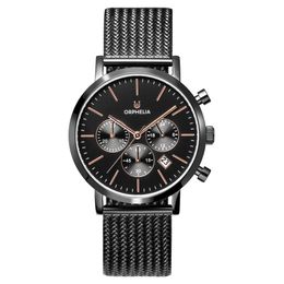 Orphelia Herren-Armbanduhr im Retro-Stil, schwarz, OR82802