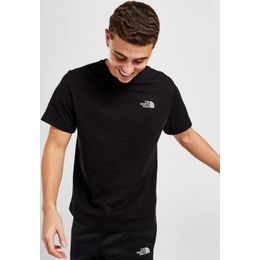 The North Face einfache Kuppel reflektierende Logo-T-Shirt in schwarz