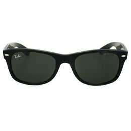Ray-Ban Sonnenbrille New Wayfarer 2132 901L Schwarz Gr&uuml;n G-15 55mm