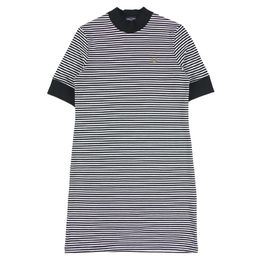 Fred Perry Marineblau gestreiftes schneewei&szlig;es Kleid