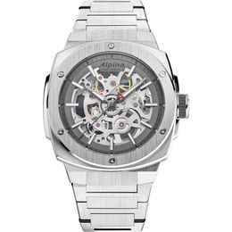 Alpina Alpiner Extreme Skeleton Herrenuhr Silber AL-520GSKT3AE6B