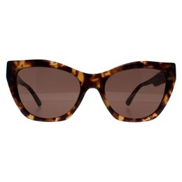 Emporio Armani Cat-Eye Damen Sonnenbrille Gl&auml;nzendes Braun Havanna Braun EA4176