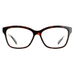 Gucci Cat Eye Brillen f&uuml;r Damen in dunklem Havanna