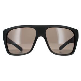 Boll&eacute; Bolle Square Mens Matte Crystal Black Volt+ Gun Polarized Sonnenbrille