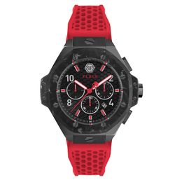 Philipp Plein Plein Chrono Royal Herren rote Uhr PWPRA0724