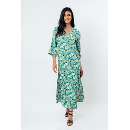 Florales Maxikleid im Kaftan-Stil