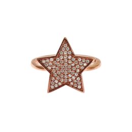 Nialaya Damen Klarer CZ Stern 925 Silberring