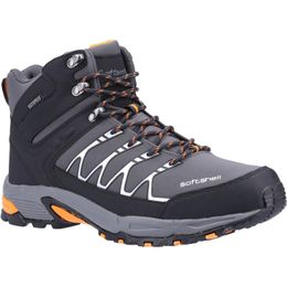 COTSWOLD Herren Abbeydale Mid Wanderstiefel (Grau/Orange)