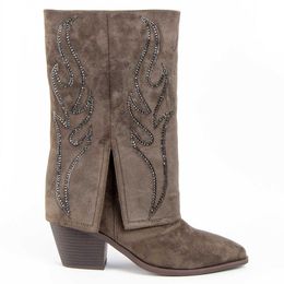 Montevita Stiefel Faldde2 Gr&uuml;n