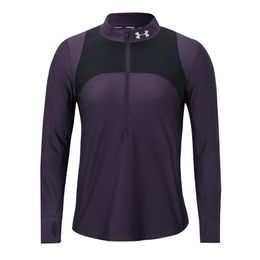 Under Armour Womens Qualifier 1/2 Rei&szlig;verschluss Halbzip Top Purple 1326512 595