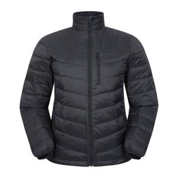 Mountain Warehouse Herren Trail Extreme Daunenjacke (Tiefschwarz)