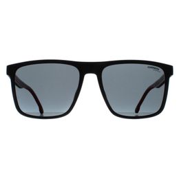 Carrera Rectangle Herren Schwarz und Rot Burgund 8064/S