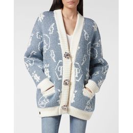 Philipp Plein Strickjacke Monogram