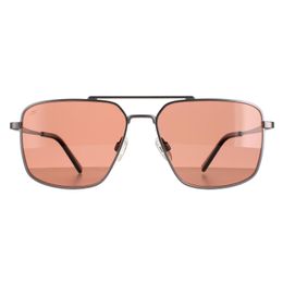 Lunettes de soleil Serengeti Aitkin SS554004 Gunmetal Matte Saturne polaris&eacute;e Sedona