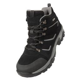 Mountain Warehouse Mens Voyage Wildleder wasserdichte Stiefel (schwarz)