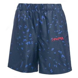 Puma x Shantell Martin Damen-Shorts &bdquo;AOP&ldquo; in Marineblau