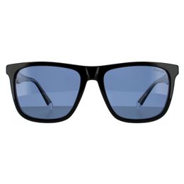 Polaroid Square Unisex Schwarz Blau Polarisierte Sonnenbrille