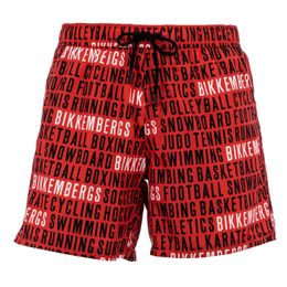 Bikkembergs Homme Maillots de bain Allover Rouge
