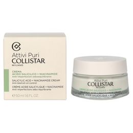 Collistar Attivi Puri Salicylic Acid + Niacinamide Cream.