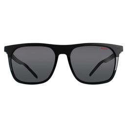 Hugo by HUGO BOSS Rectangle Mens Matte Schwarz Grau Blau HG 1086/S