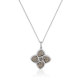 Orphelia Damen-Kette aus 925er Sterlingsilber mit Anh&auml;nger &ndash; Silber ZH-4837
