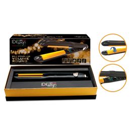 Professionelles Gl&auml;tteisen Gold Styler Volume Round - f&uuml;r glattes und lockiges Haar