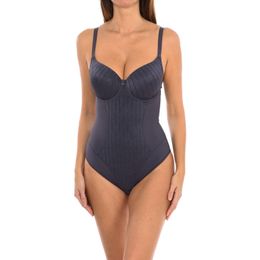 Selene Wattierter Body mit B&uuml;geln f&uuml;r Damen, Modell VANESA. Elegant, bequem und perfekte Passform.