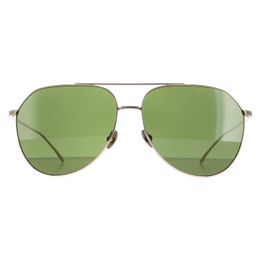 Lacoste Aviator Unisex Gl&auml;nzend Gold Gr&uuml;n L209S