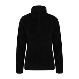 Mountain Warehouse Damen/Damen Teddy Fleece Quarter Zip Fleece Top (Schwarz)