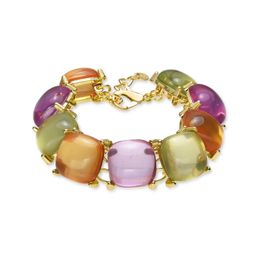 Luxenter Multicolour Kristall Armband aus 18k Gelbgold - Tosab