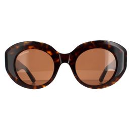 Balenciaga Oval Damen Havanna Braun BB0235S