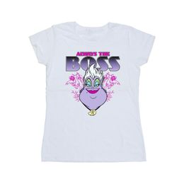 Disney - "The Little Mermaid Ursula Mum Is The Boss" T-Shirt f&uuml;r Damen (Wei&szlig;)